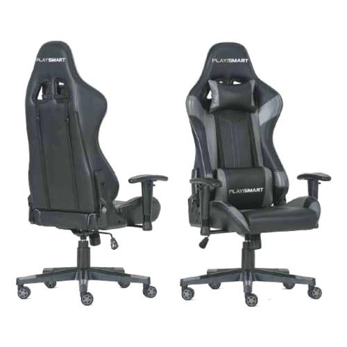 Play Smart Sedia gaming SUPERIOR Chair Black e Grey PSGT0005G | SME