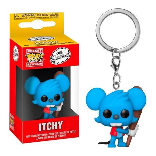 POP POCKET KEYCHAIN The Simpsons Itchy 53763 | SmeOnline.it