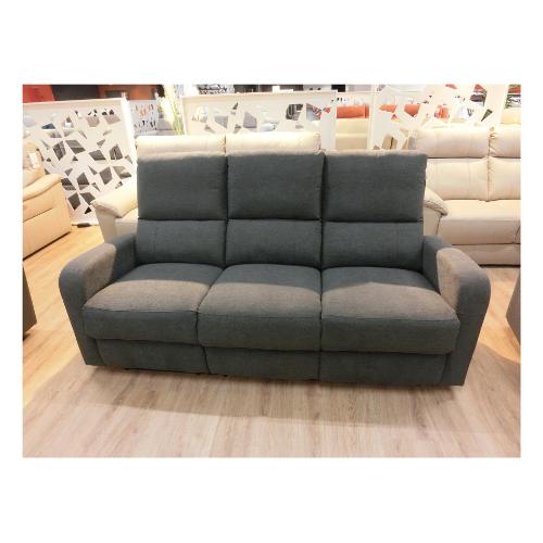 Amicasa SLIM Manuale Divano relax 3 posti lineare Grigio | SME