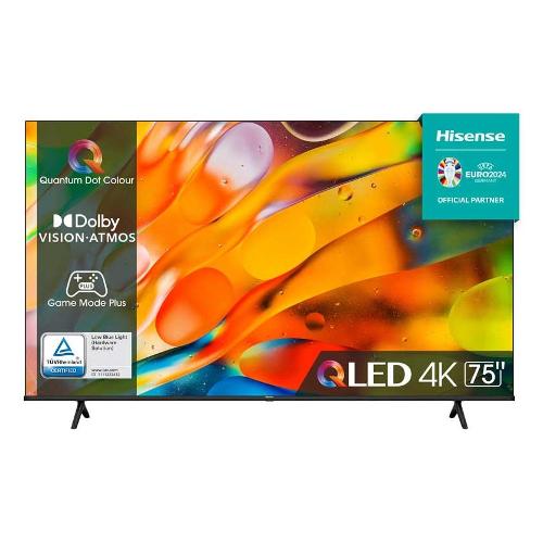 Hisense Tv 75" QLED Vidaa U E7 SERIES Smart TV UHD Black 75E79KQ | SME